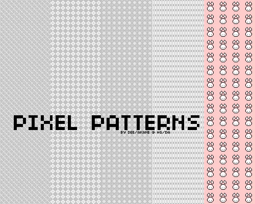 pixel patterns #003 by Akkanee on DeviantArt