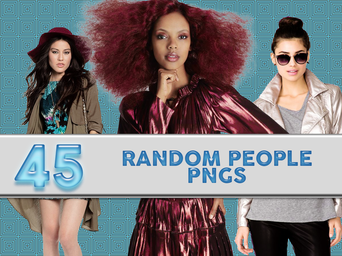 45 Random People PNGs by rosaderlina on DeviantArt