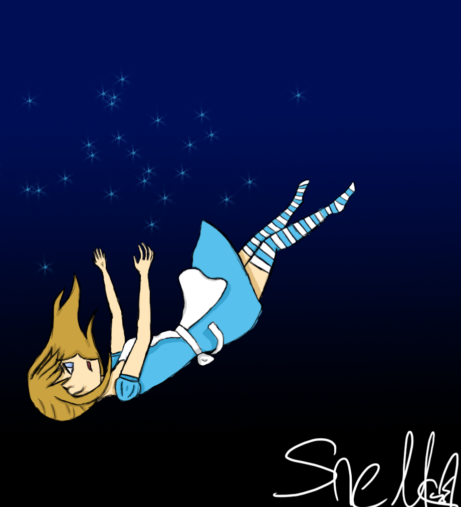 Alice Falling? by MastaSnell on DeviantArt