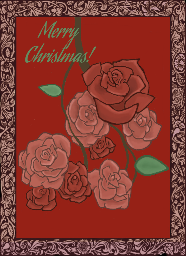 Christmas Card - Rose by applesandskulls on DeviantArt