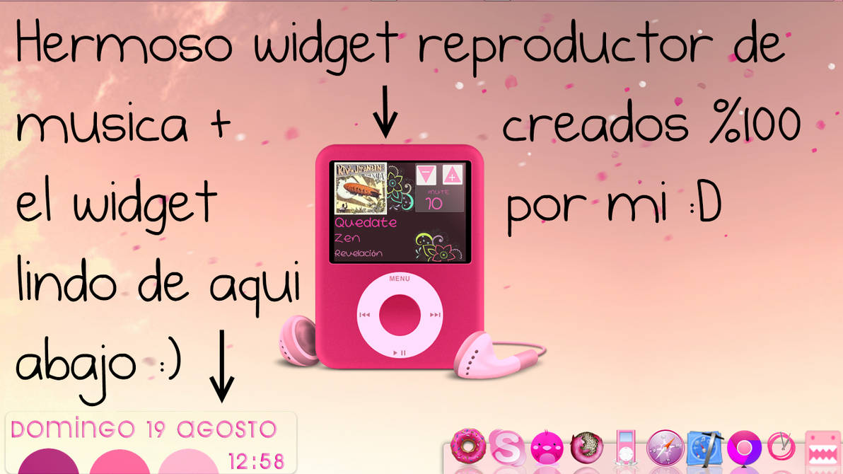 pink widgets :D by AlondraPass on DeviantArt