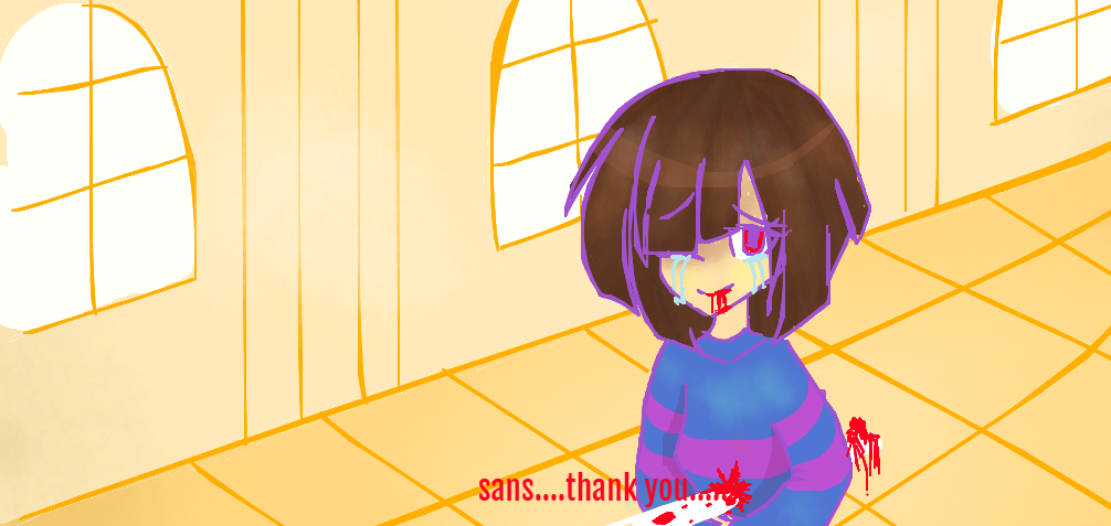 UnderTale - Sans....Thank you..... by HuiRou on DeviantArt