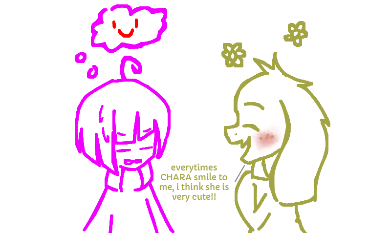 UnderTale Everytimes CHARA smile to me by HuiRou on DeviantArt