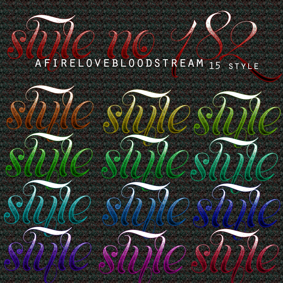 Style No 182 (15 Style) by AfireLoveBloodstream on DeviantArt