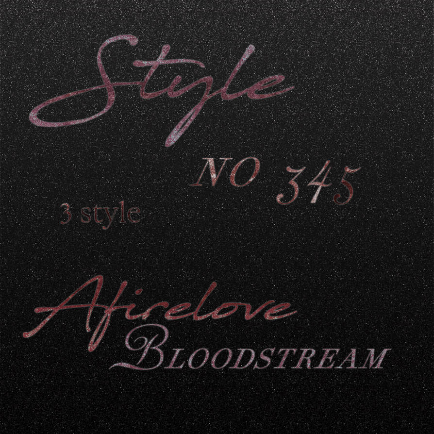 Style No 345 by AfireLoveBloodstream on DeviantArt