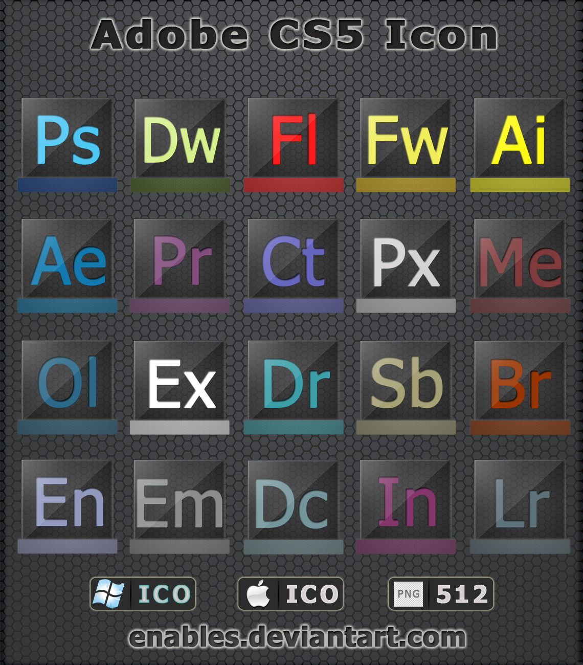 Adobe CS5 Icon Paketi-Pack by enables on DeviantArt