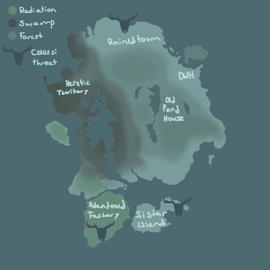 Darkwater Harbor | Map by chu-chu-kissu on DeviantArt