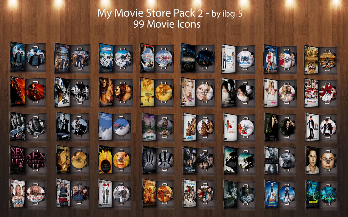 My Movie Store DVDs Pack 2 by ibg-5 on DeviantArt