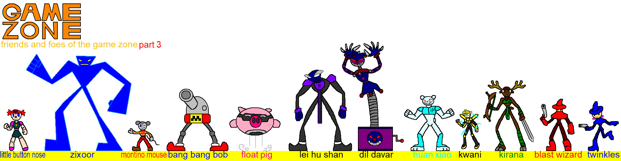 heroes friends and villains of the game zone 3 by NickMaster64 on ...