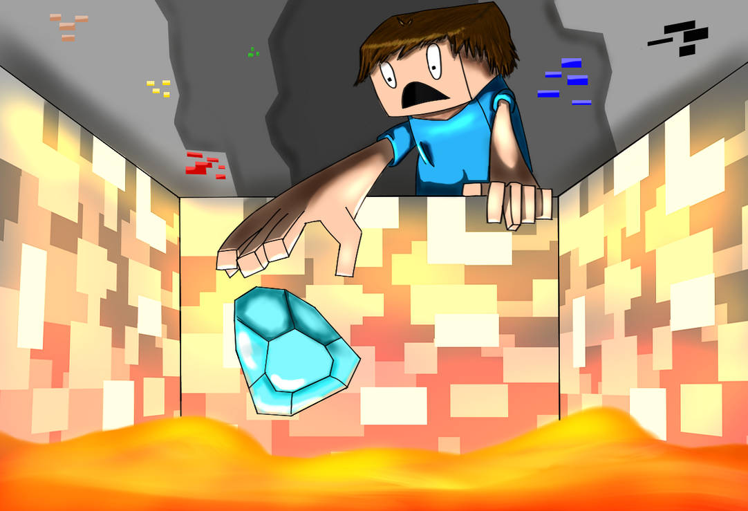 Lost Diamond (minecraft) by InsaneRoboCat on DeviantArt