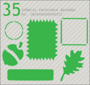 Stencil brushes by chokingonstatic on DeviantArt
