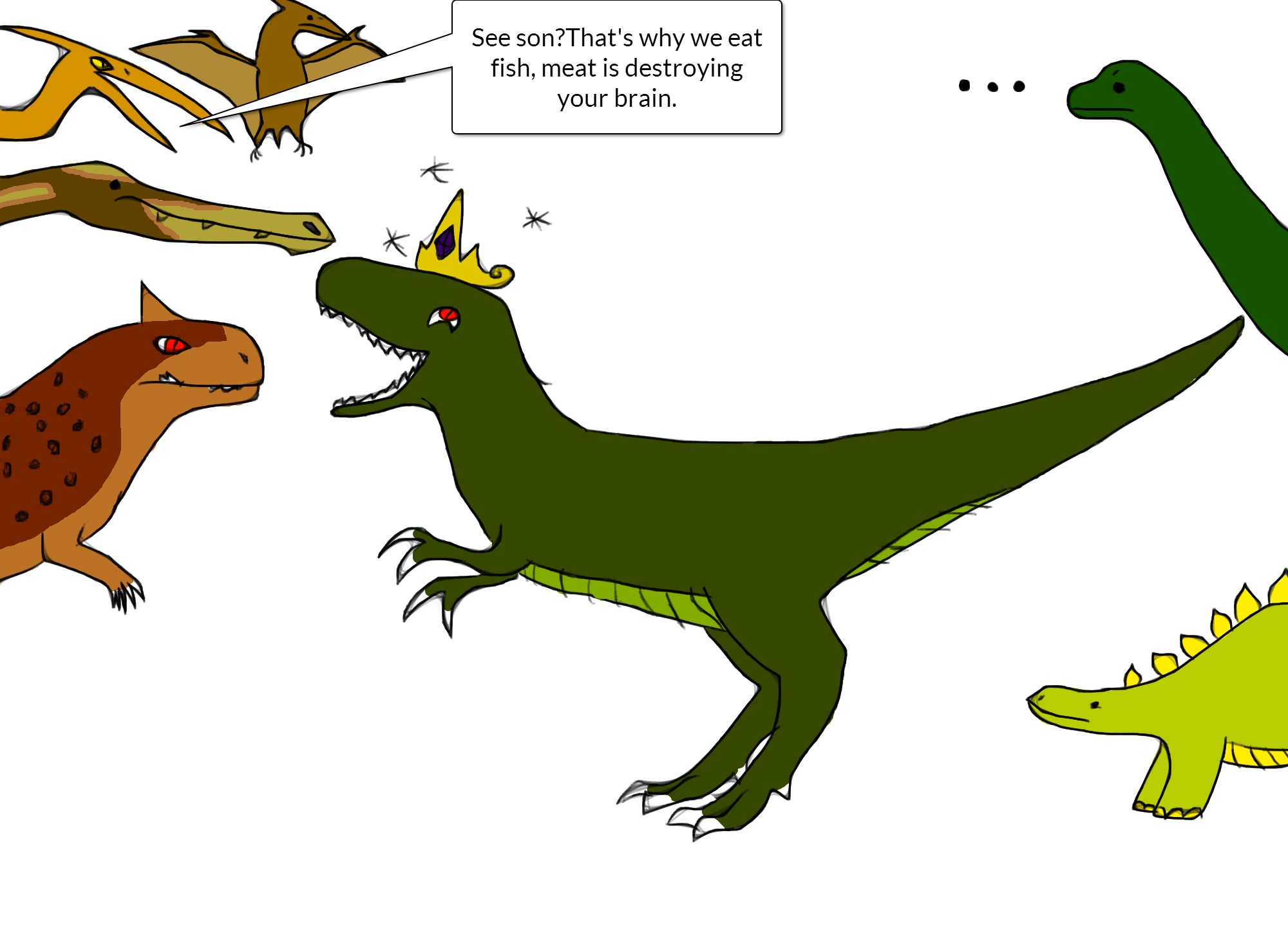 T-rex Princess by ColdBlod23 on DeviantArt