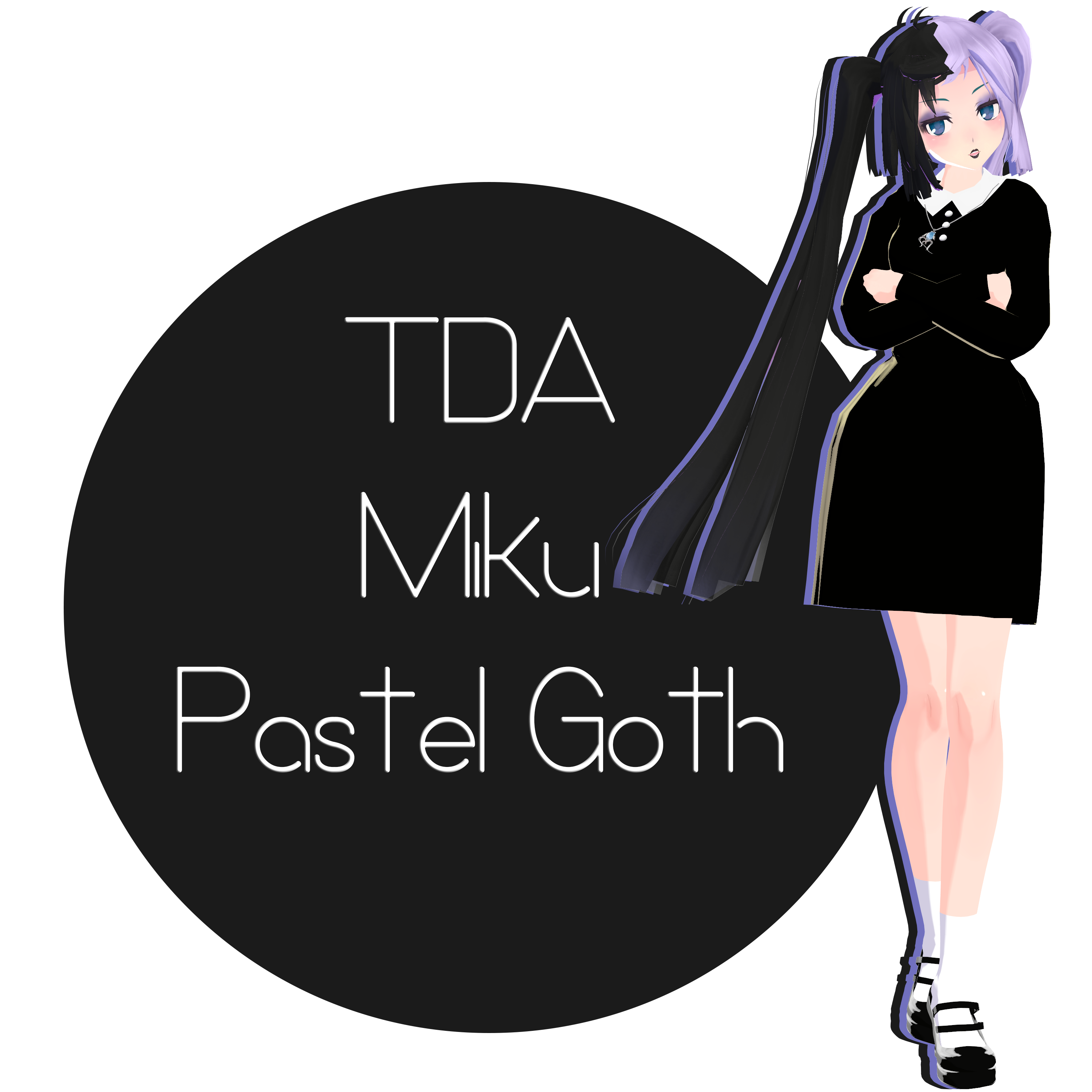 +708 Watchers .:TDA Miku Pastel Goth + DL:. by Katherine-1208 on DeviantArt