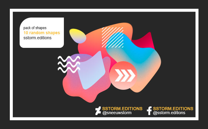 Shapes pack by sneeuwstorm on DeviantArt