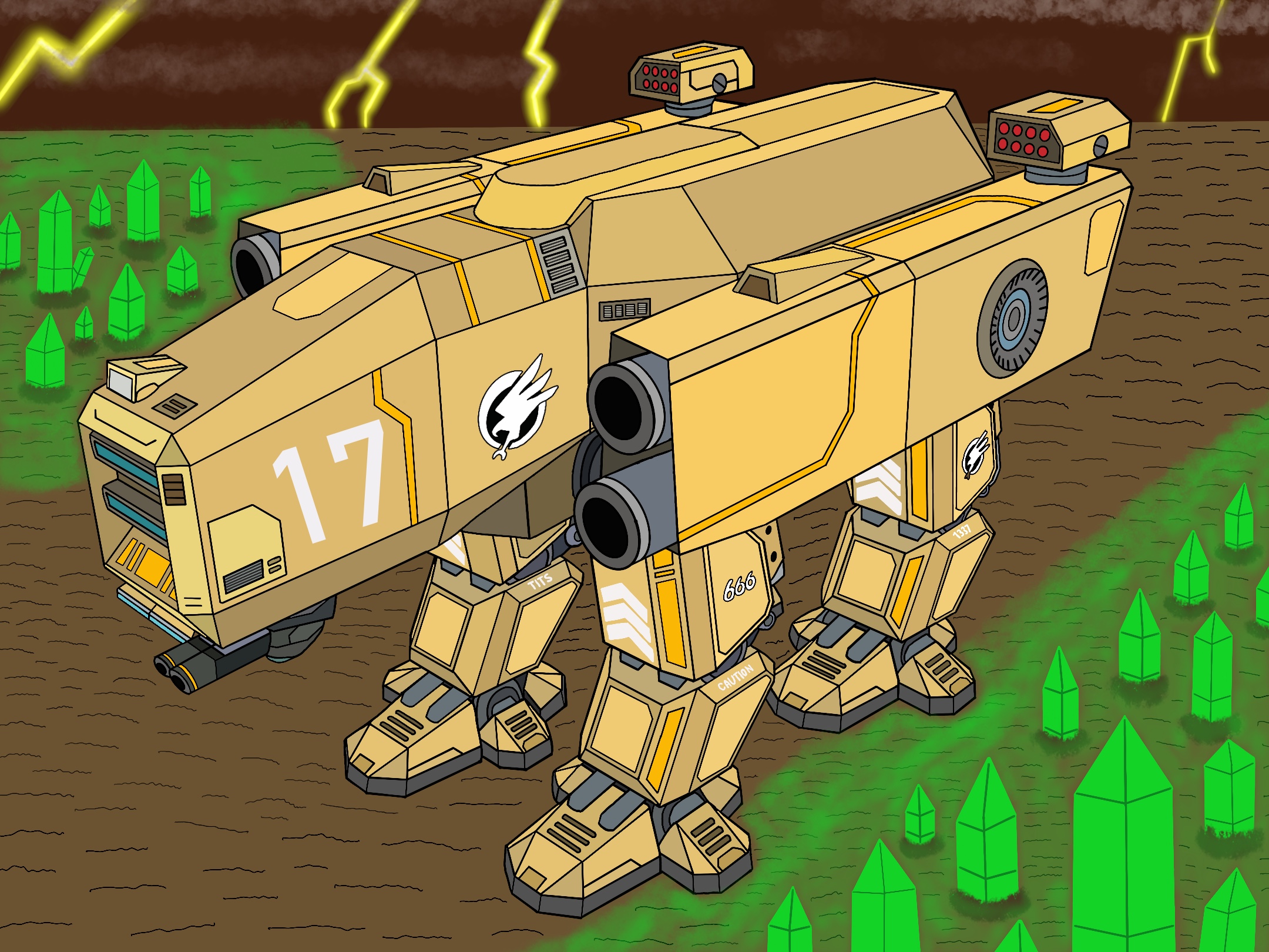 Command and Conquer: Mastodon walker by UprisingStar on DeviantArt