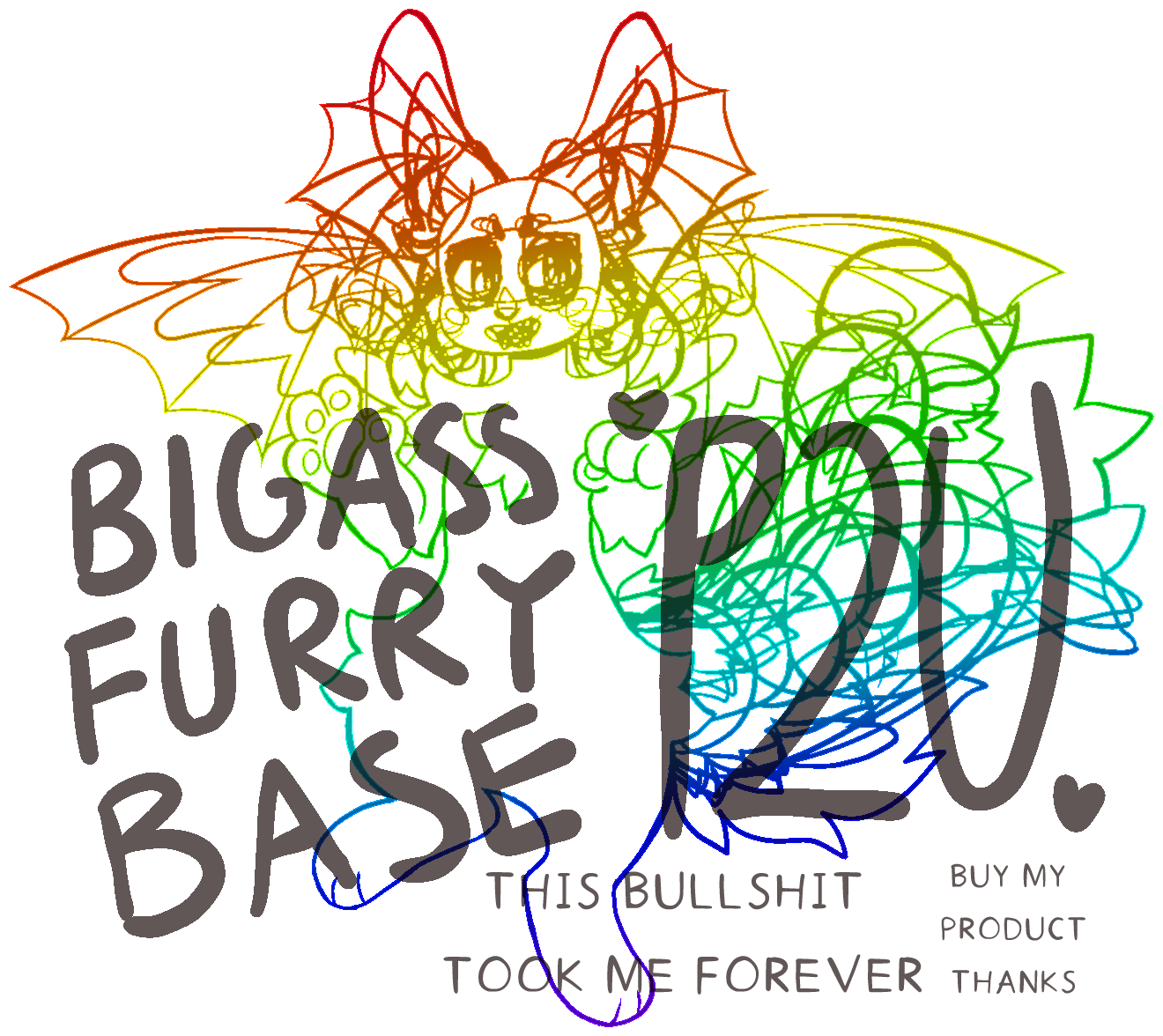 BIGASS FURRY BASE // P2U by v-ertebrae on DeviantArt