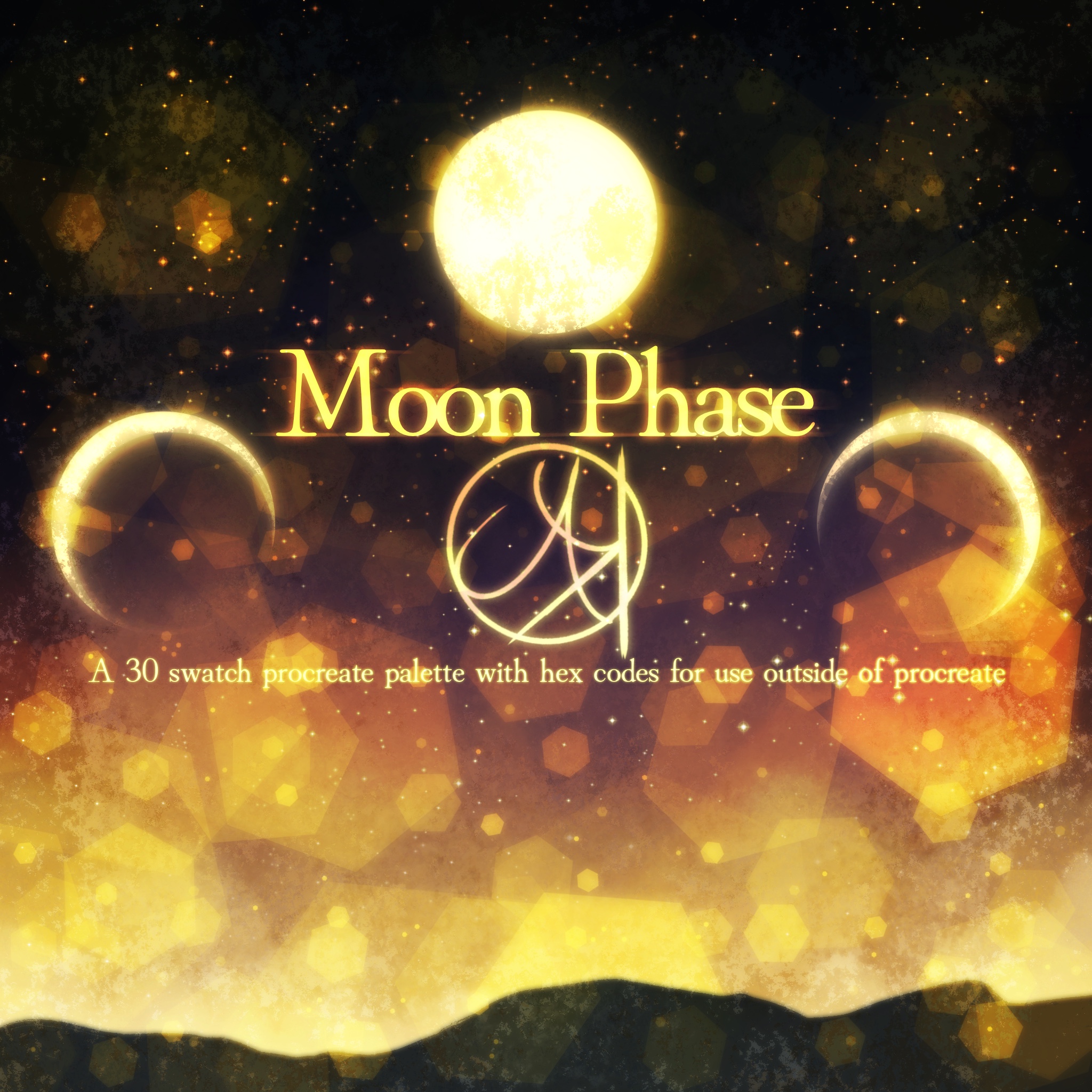 Moon Phase: A Procreate Palette by selestial-princess on DeviantArt