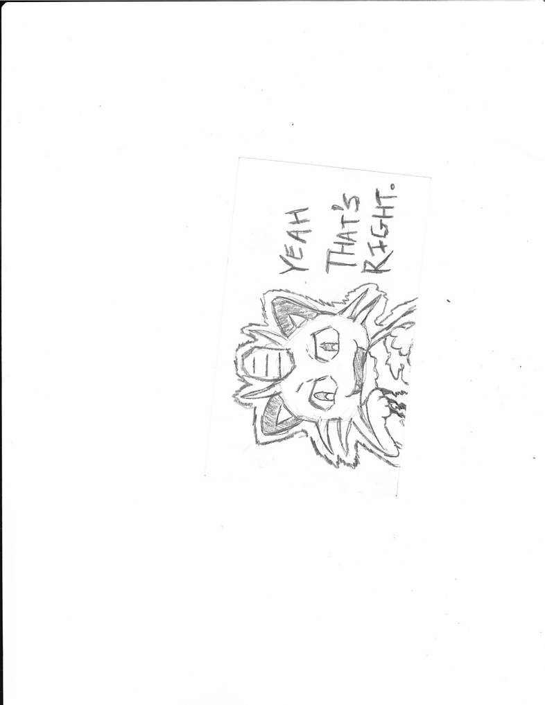 Meowth by pachirisu88 on DeviantArt