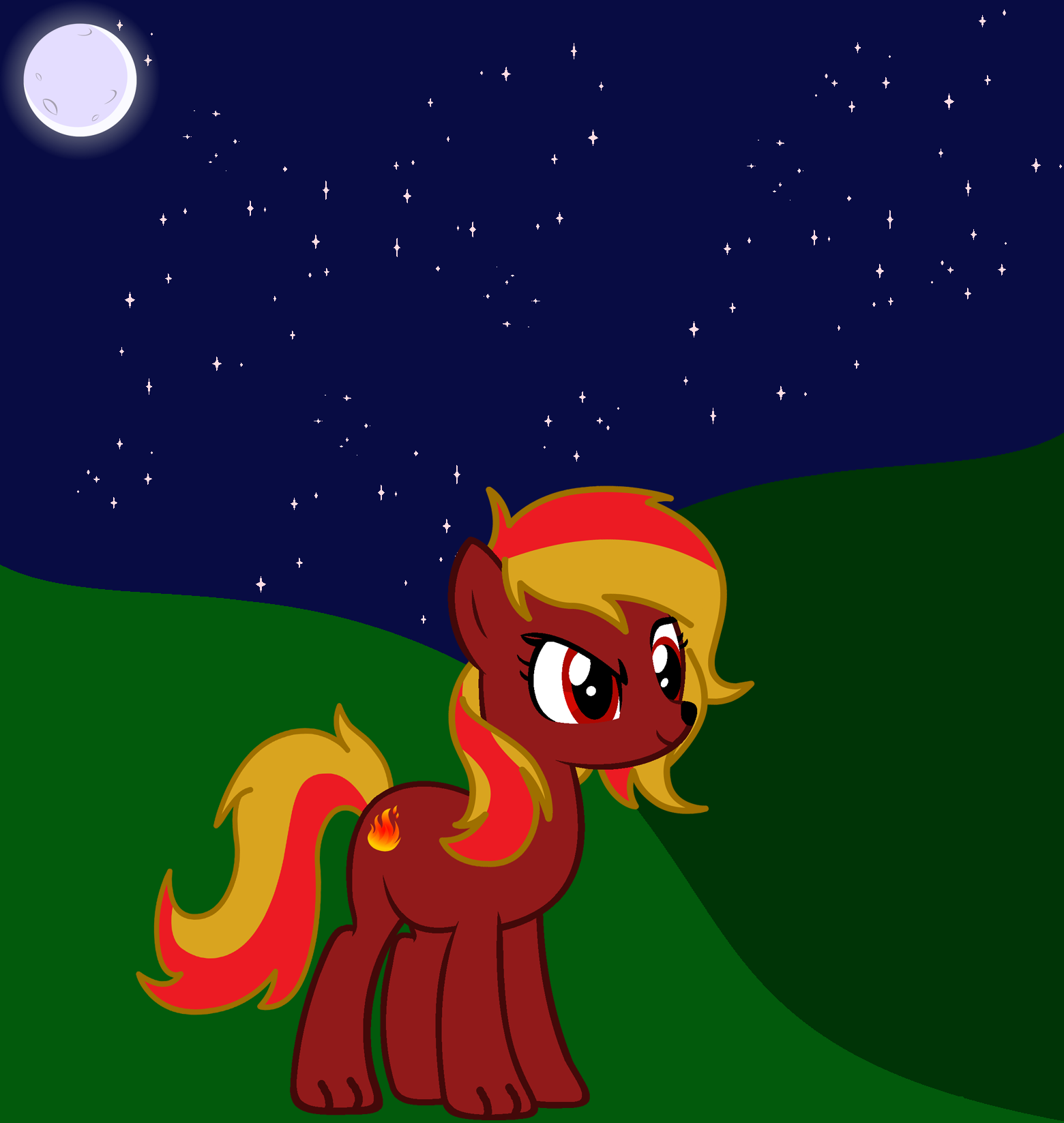 Wolf Moon with background by Moondust-Night on DeviantArt