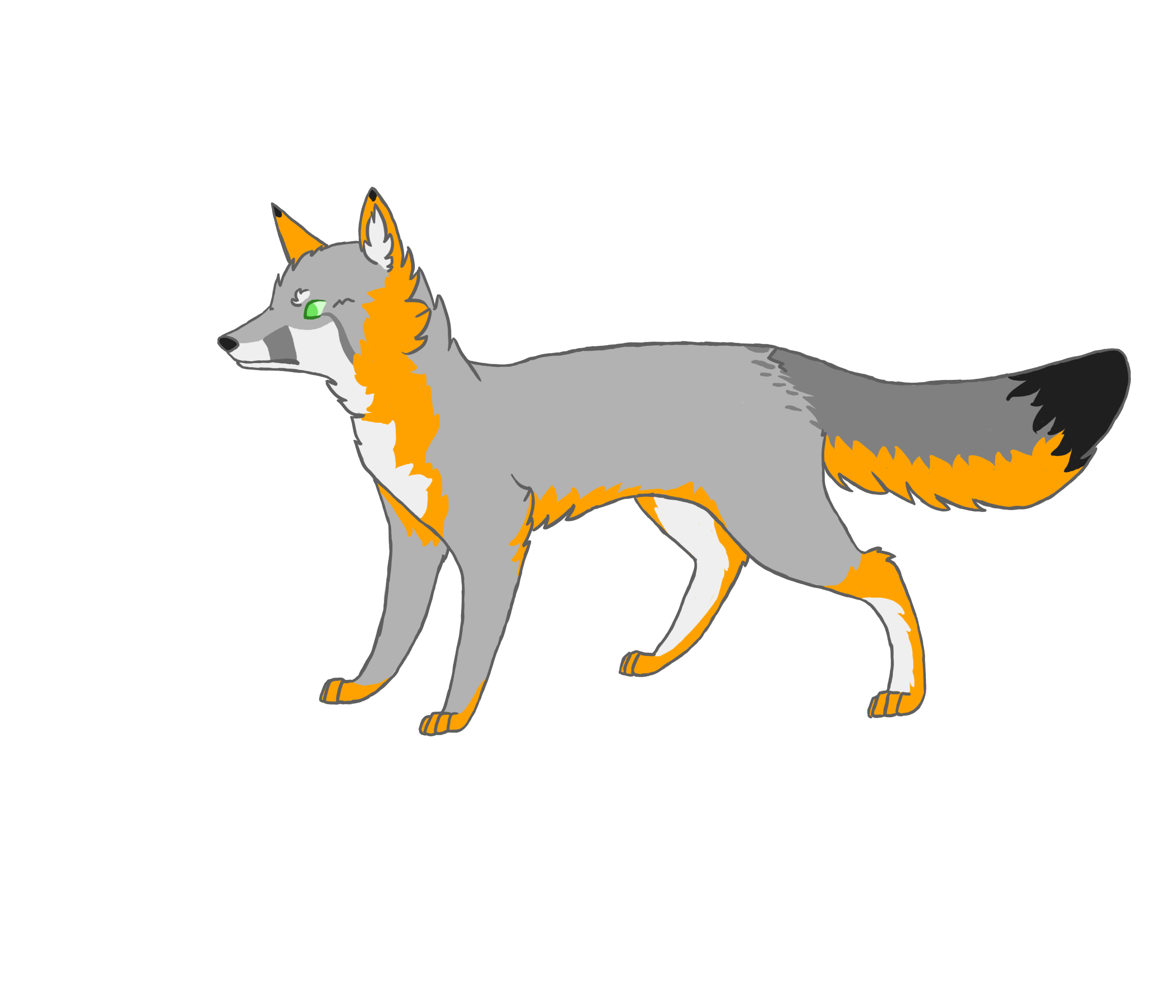 Silver's fox form by SilverTheCreator on DeviantArt
