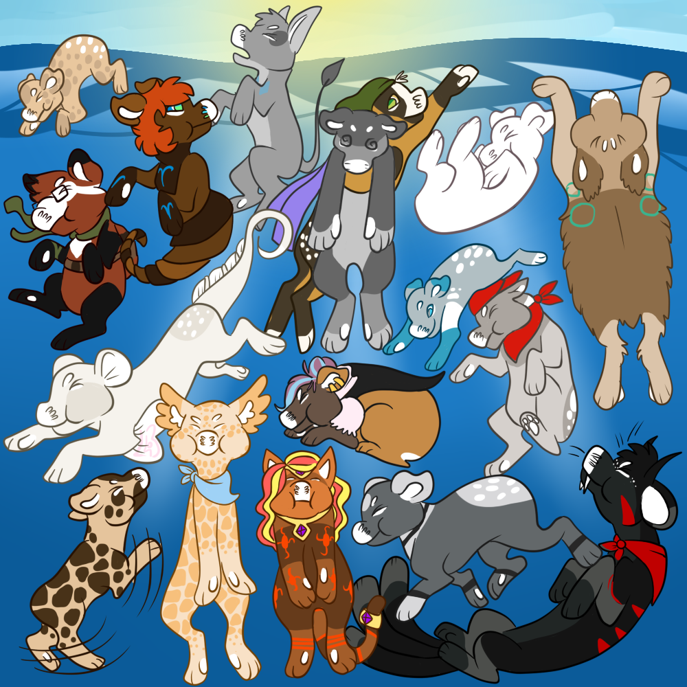 Breath Holding Contest by SilverTheCreator on DeviantArt