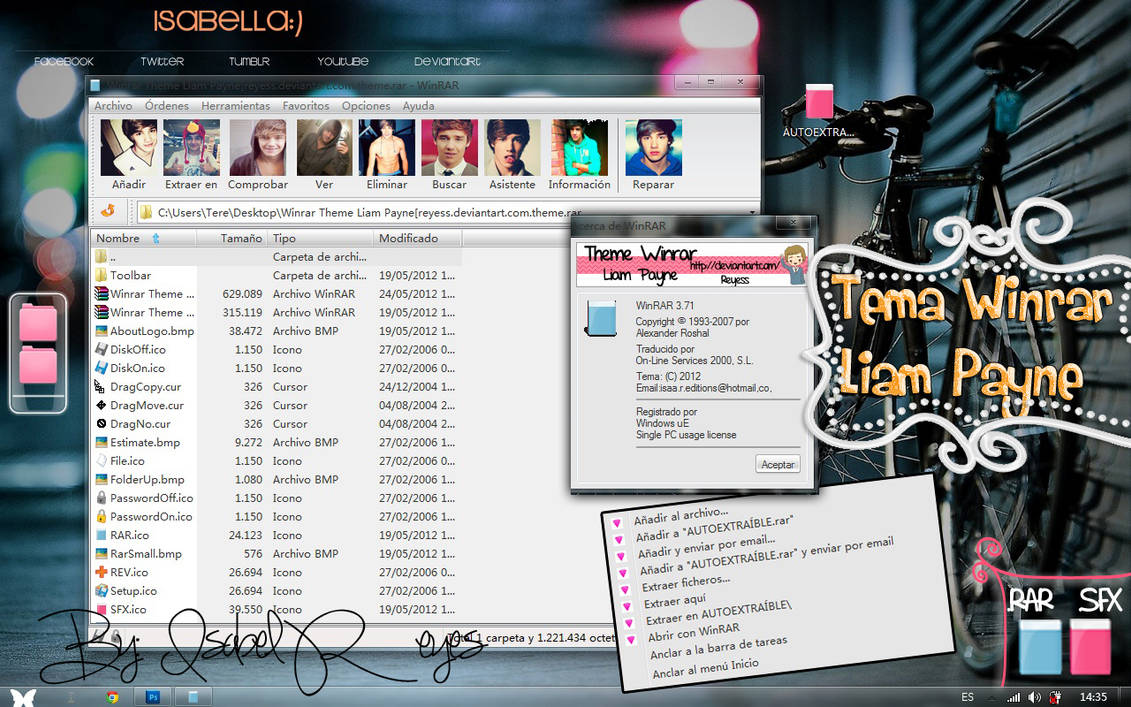 Tema Winrar Liam Payne by Reyess on DeviantArt