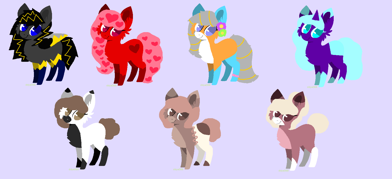 Mlp Adoptables - OPEN by PIGEON-POT-PIE on DeviantArt