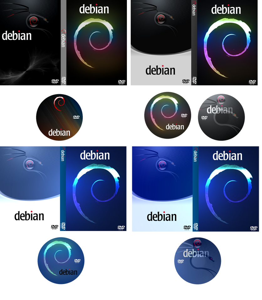 Debian DVD Cover Package 1.0 by WAV96 on DeviantArt