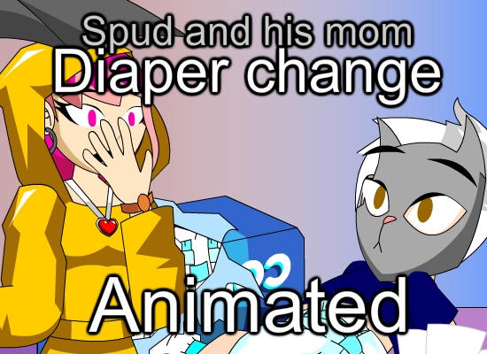 Spud and his mom diaper change animation by Emskeleton on DeviantArt