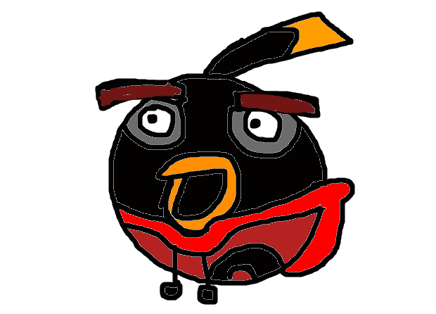 Raybro as black bird by Angrybird54 on DeviantArt
