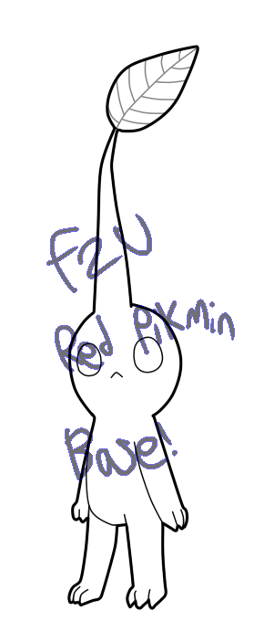 F2U Red Pikmin Base by PIKMANZ-Forever on DeviantArt