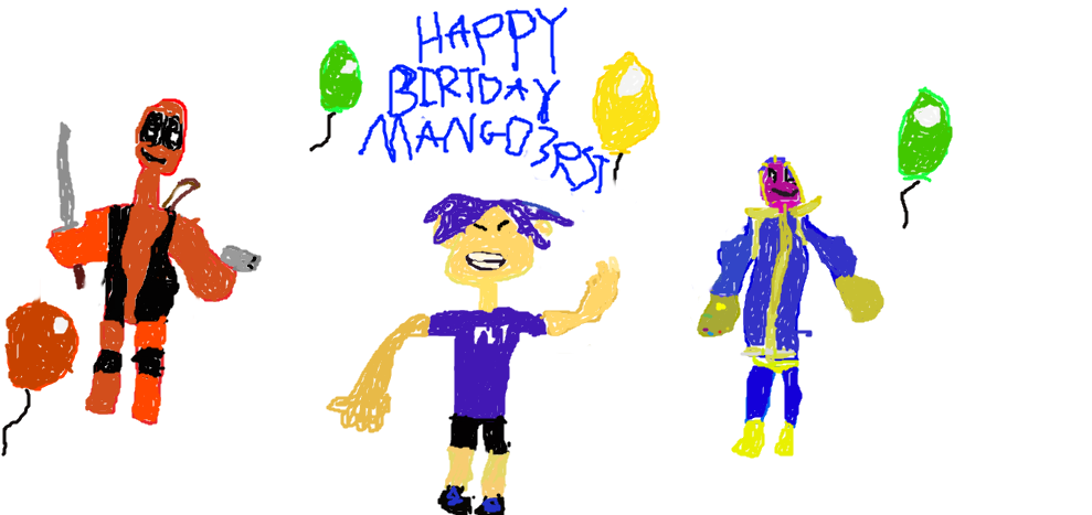 Happy Birthday Mango3rst by ASmithartist123 on DeviantArt