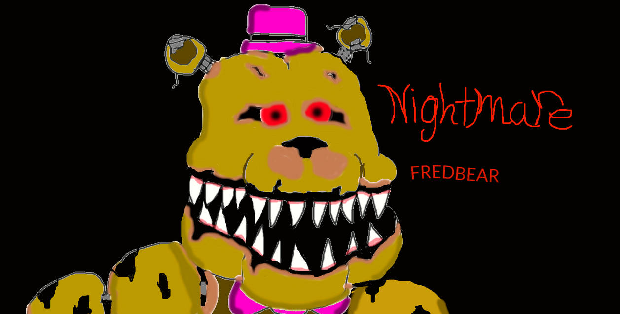 Nightmare Fredbear by FNAFArtist223 on DeviantArt