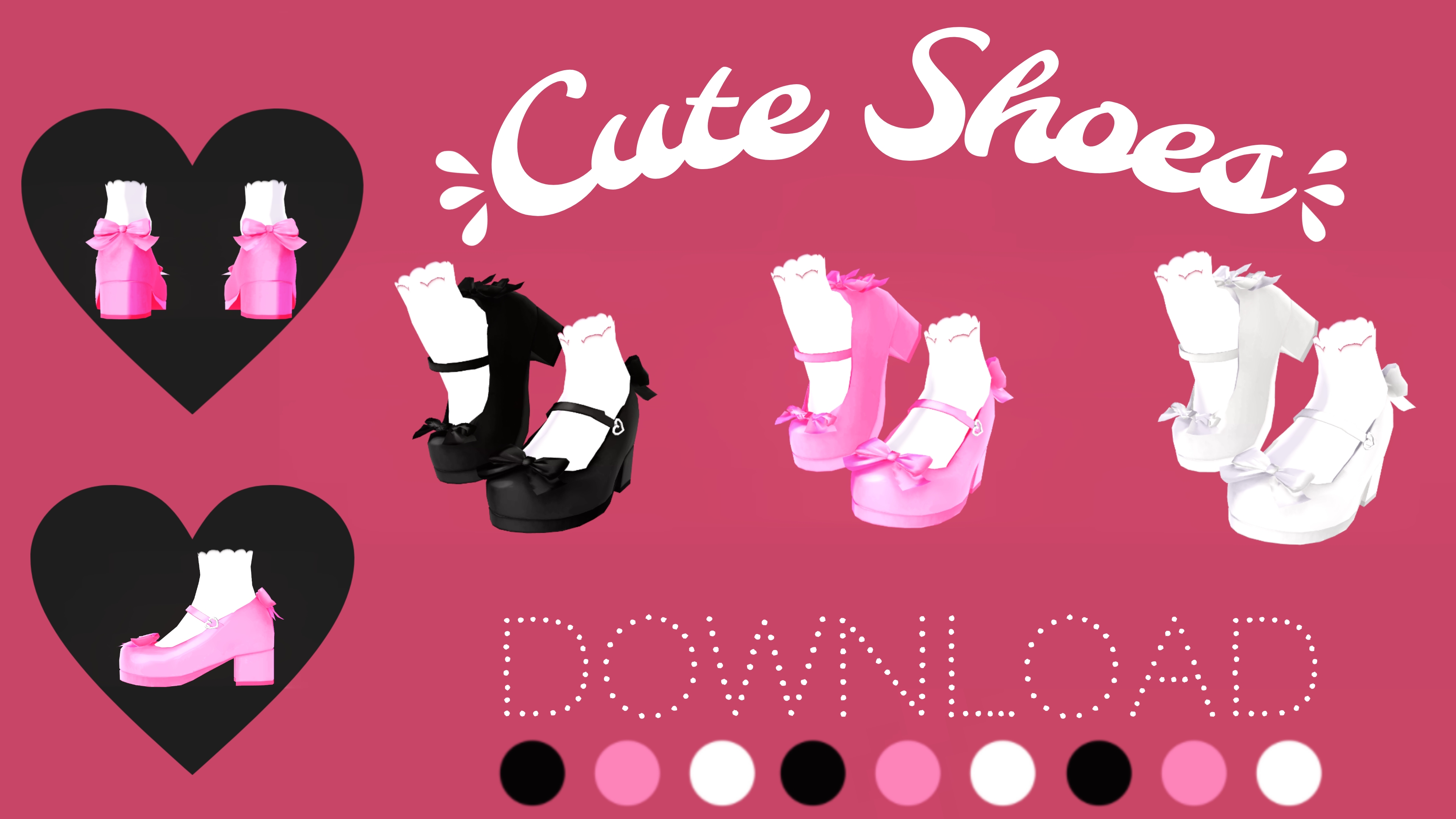 Cute Shoes [MMD DL] by LoveEstrellitaHoshi on DeviantArt