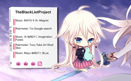 Rainmeter: Vocaloid IA RSS by milkkybunny on DeviantArt