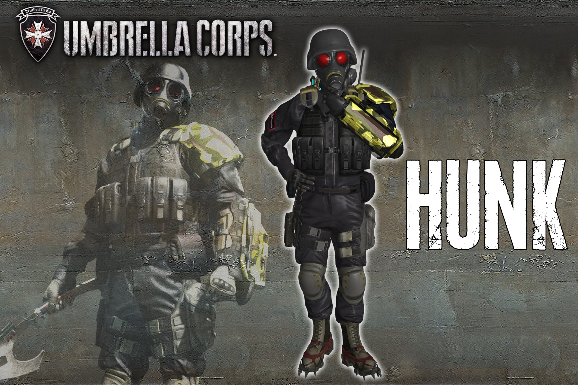 Umbrella Corps - HUNK [XPS Model] by 972oTeV on DeviantArt
