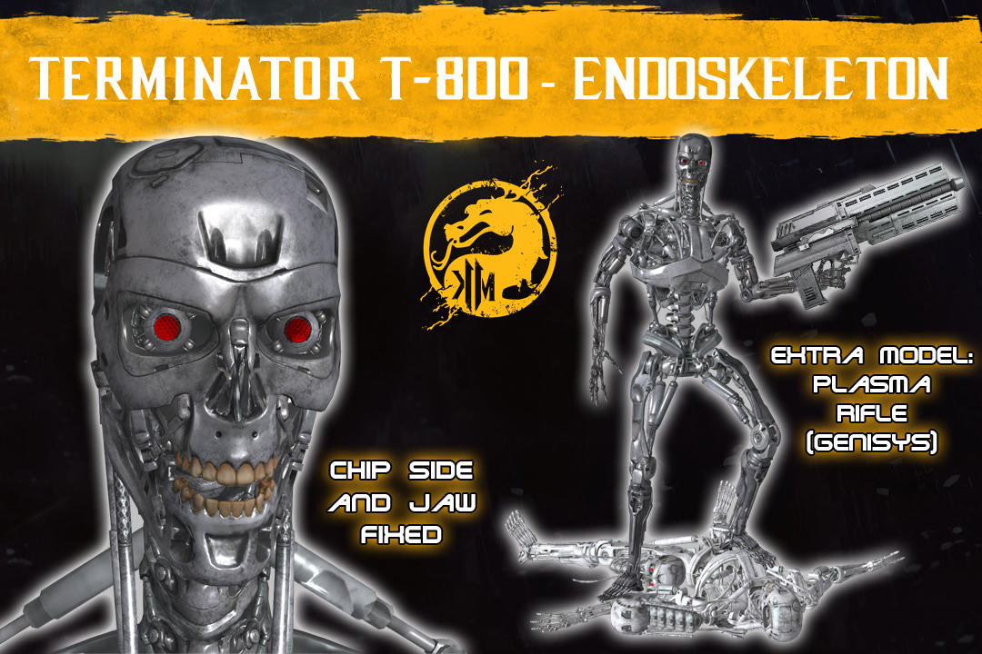 MK 11 - Endoskeleton T-800(Modif) and Extras [XPS] by 972oTeV on DeviantArt