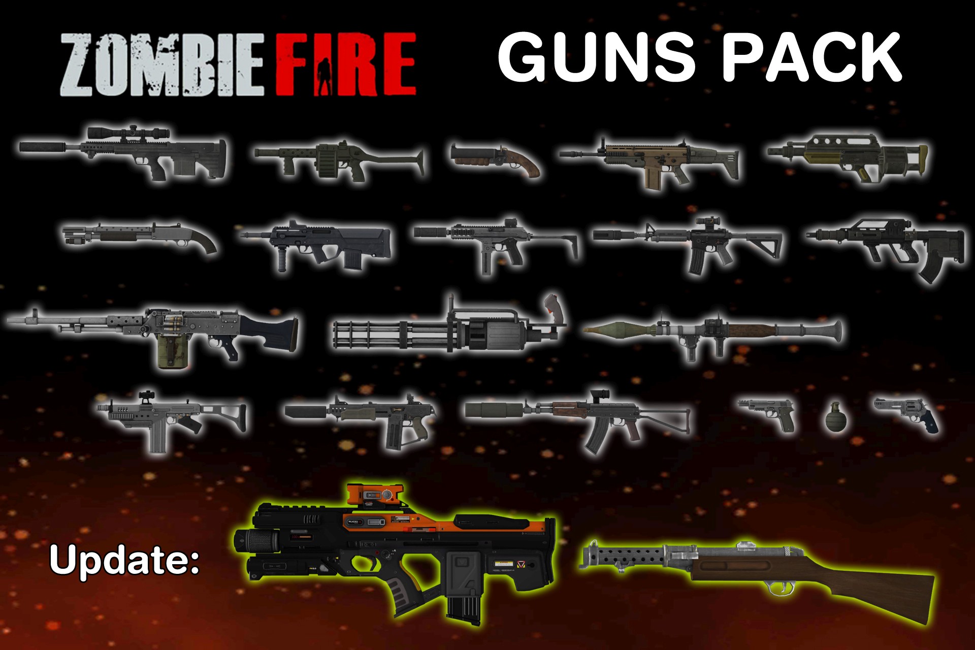 Zombie Fire - Guns Pack [XPS] by 972oTeV on DeviantArt