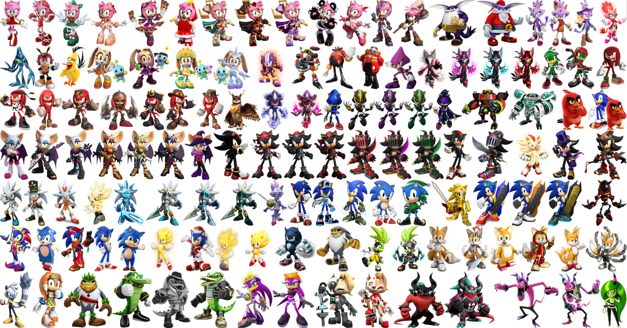 Sonic Forces - Renders [PNG Pack] (Update) by 972oTeV on DeviantArt