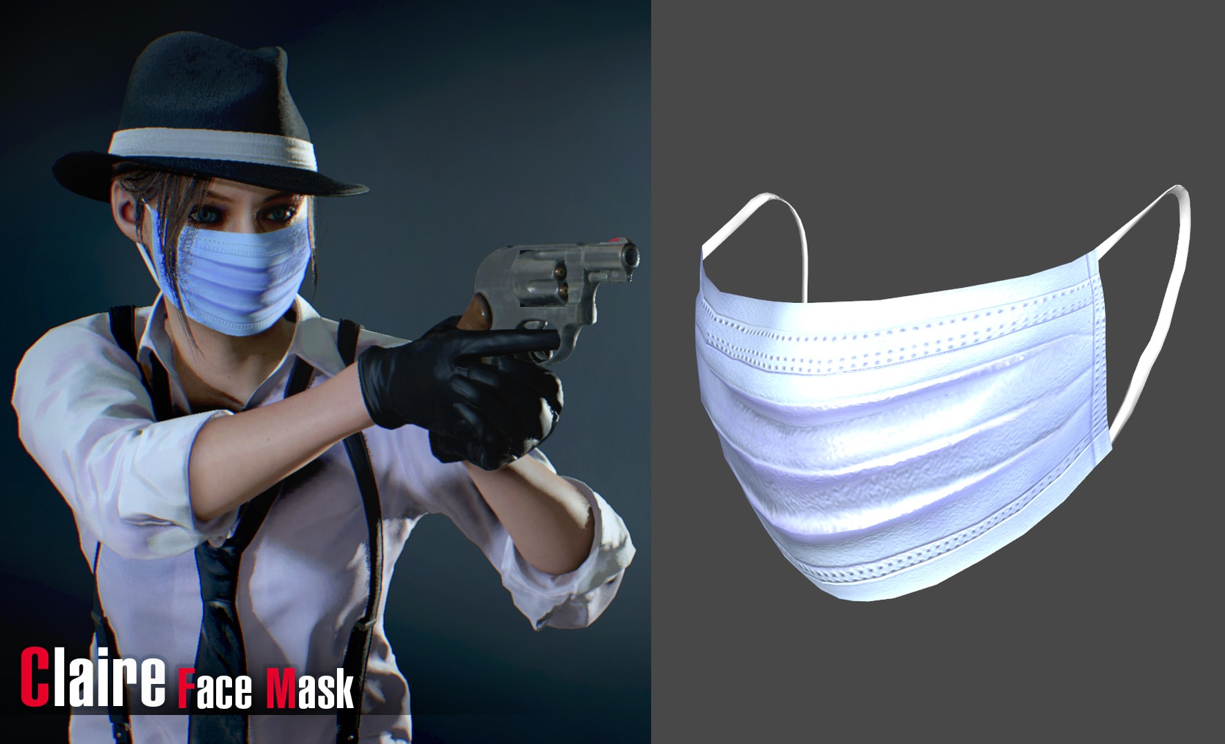 RE2 REMAKE - Facemask [XPS] by 972oTeV on DeviantArt