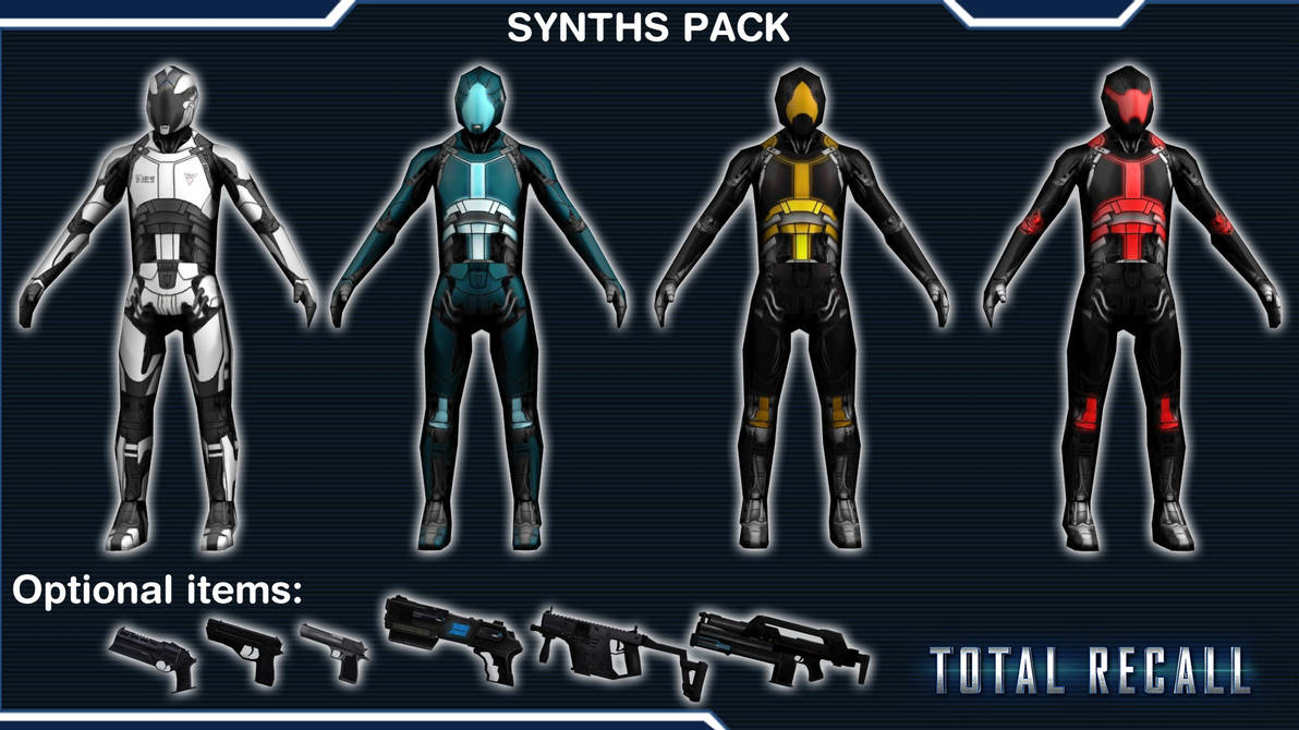 Total Recall - Synths Pack [XPS Models] by 972oTeV on DeviantArt