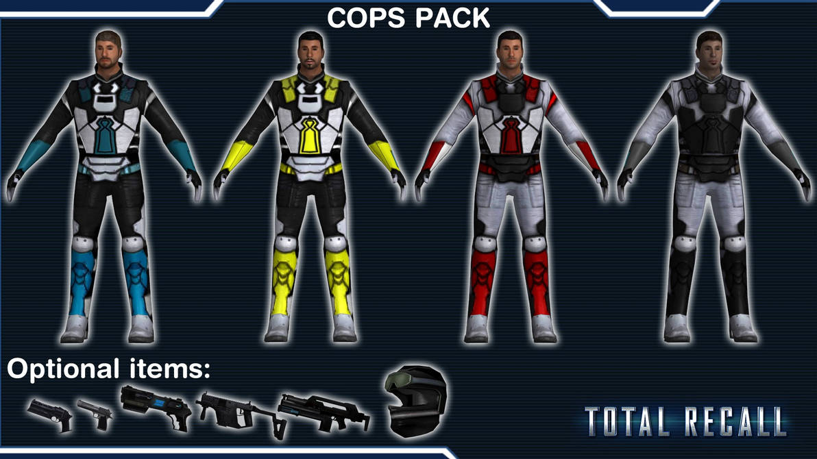 Total Recall - Cops Pack [XPS Models] by 972oTeV on DeviantArt
