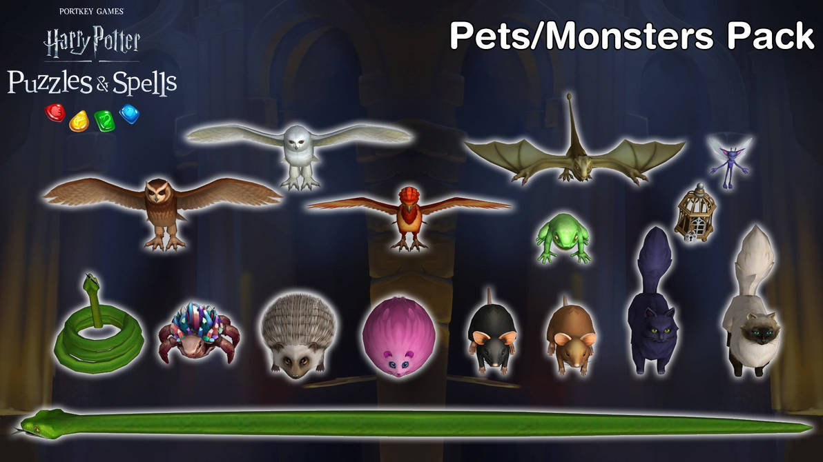 Harry Potter: P.S. - Pets Pack [XPS Models] by 972oTeV on DeviantArt