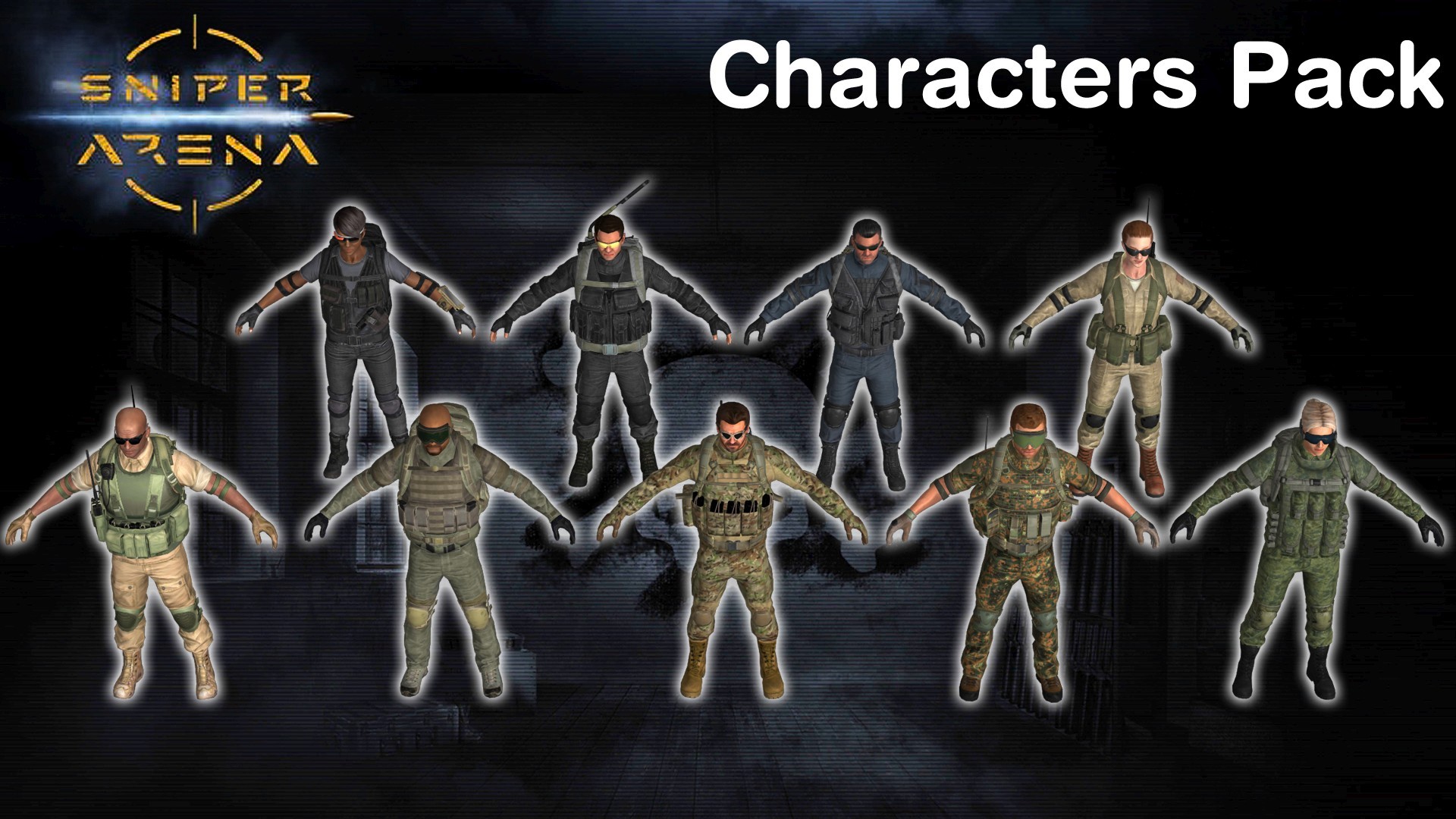 Sniper Arena PVP - Characters Pack [XPS] by 972oTeV on DeviantArt