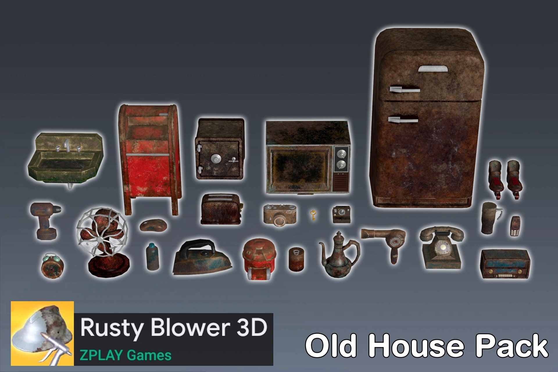 Rusty Blower 3D - Old House Pack [XPS] by 972oTeV on DeviantArt