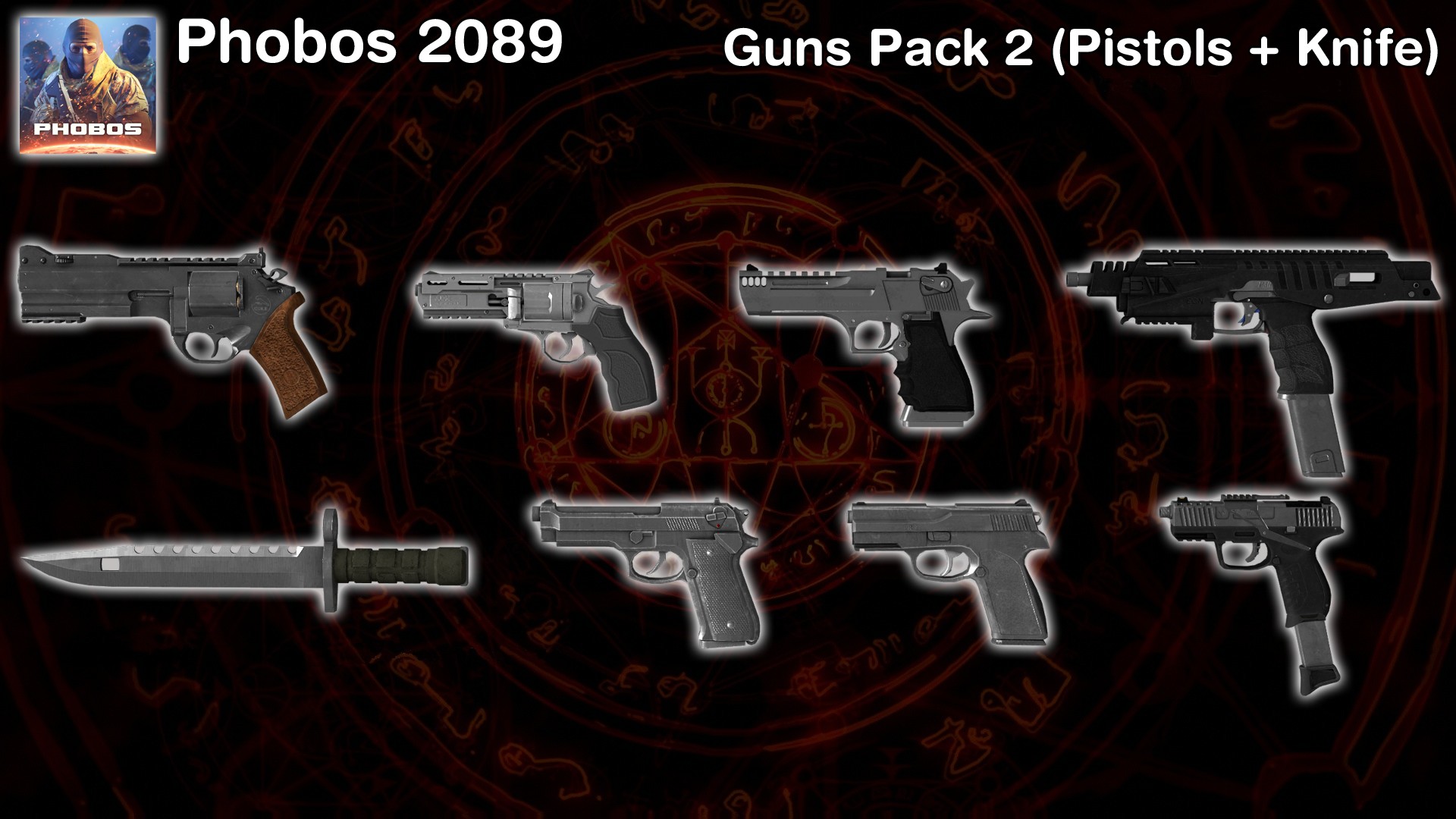 Phobos 2089 - Guns Pack 2 (Pistols-Knife) [XPS] by 972oTeV on DeviantArt