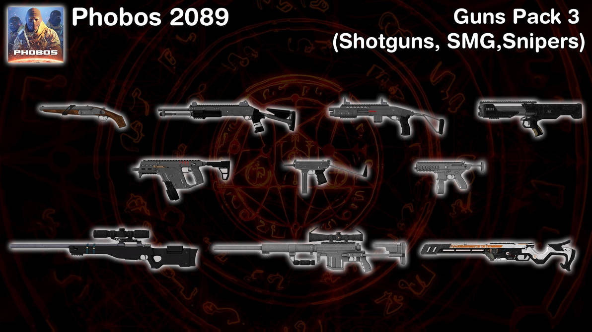 Phobos 2089 - Gun Pack 3(Shotgun-Smg-Sniper) [XPS] by 972oTeV on DeviantArt
