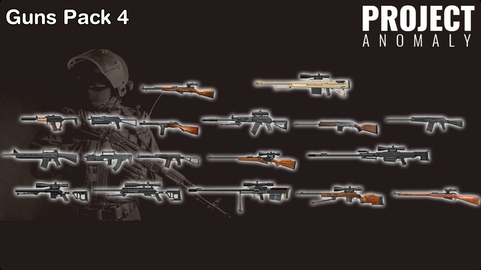 PROJECT Anomaly - Guns Pack 4 [XPS] by 972oTeV on DeviantArt