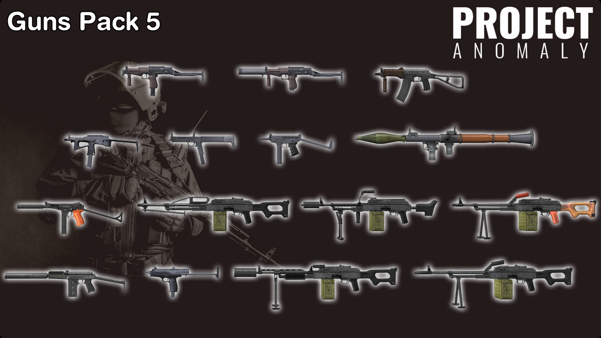 PROJECT Anomaly - Guns Pack 5 [XPS] by 972oTeV on DeviantArt