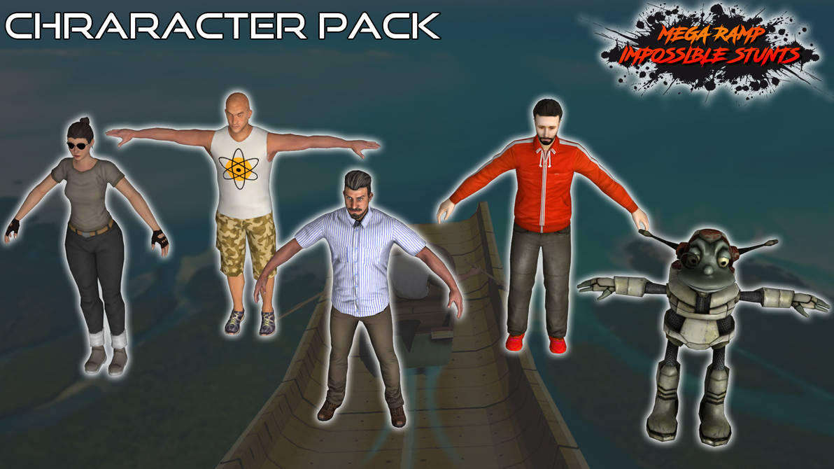 Mega Ramp: Imposs. Stunts - Characters Pack [XPS] by 972oTeV on DeviantArt